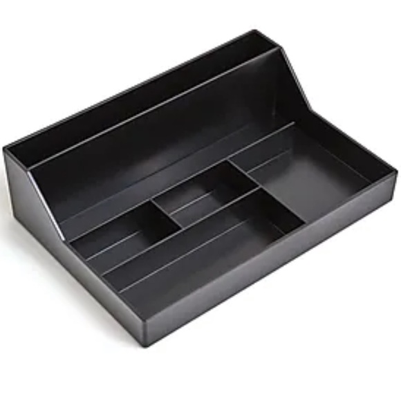 Office | 6compartment Plastic Desktop Organizer Black | Poshmark